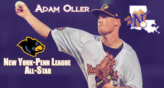 Alum Adam Oller named New York-Penn League All-Star | Natchitoches ...