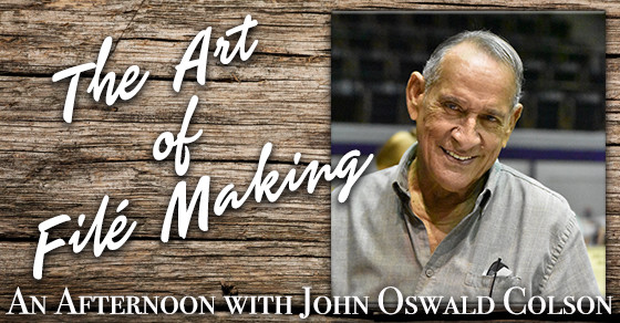 The Art of Filé Making: An Afternoon with John Oswald Colson ...