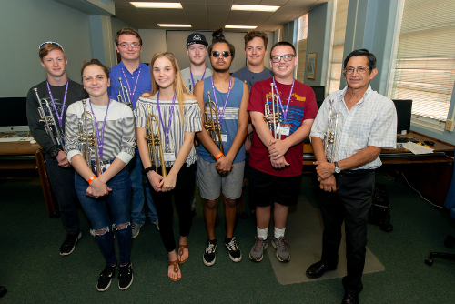 High school trumpet students get advanced lessons | Natchitoches Parish ...