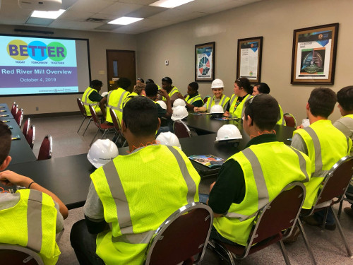 Lakeview Agriculture students tour Red River Mill in Campti ...
