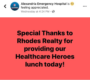 Rhodes Properties & Development and Rhodes Realty supports communities ...