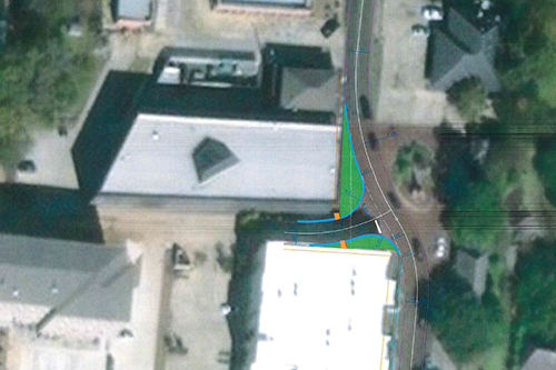 CITY CONSTRUCTS RAISED ISLAND CURB DOWNTOWN TO ADDRESS VEHICULAR SAFETY ...