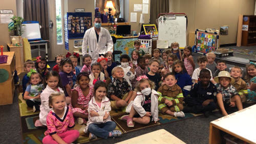 Dr. Fair visits preschoolers at the CDC | Natchitoches Parish Journal