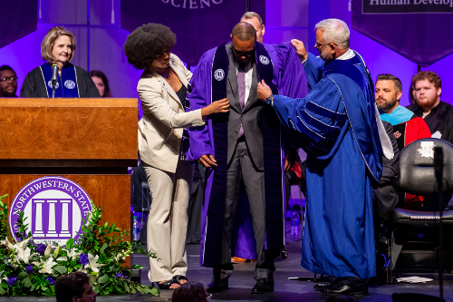Dr. Marcus Jones invested as Northwestern State’s 20th president ...