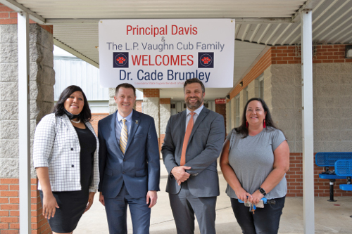 LDOE State Superintendent Visits L.P. Vaughn Elementary to Discuss ...