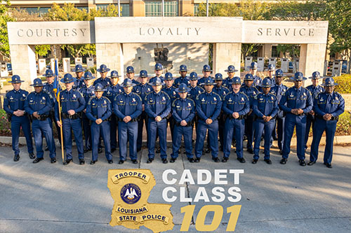 Louisiana State Police Cadet Class 101 Graduates 23 New Troopers ...