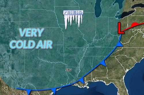 Arctic airmass to arrive in our area on Thursday | Natchitoches Parish ...