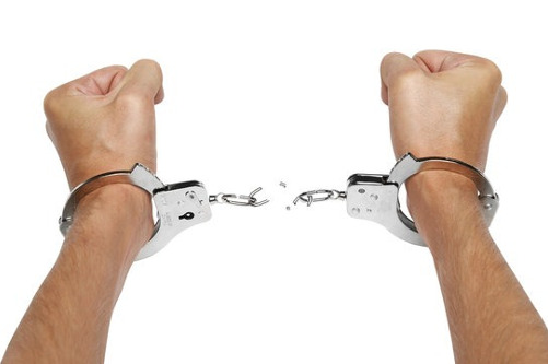 Hand Cuffs White | Natchitoches Parish Journal