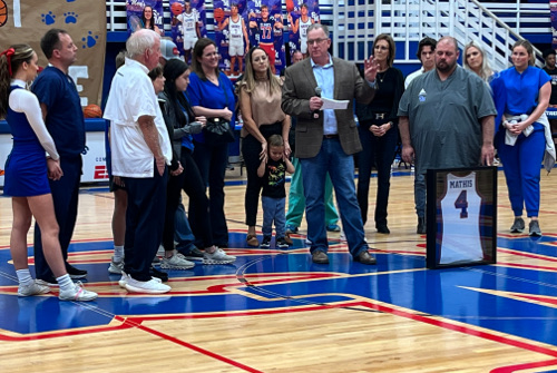 St. Mary’s pays tribute to Lady Tiger basketball great Kristi Mathis ...