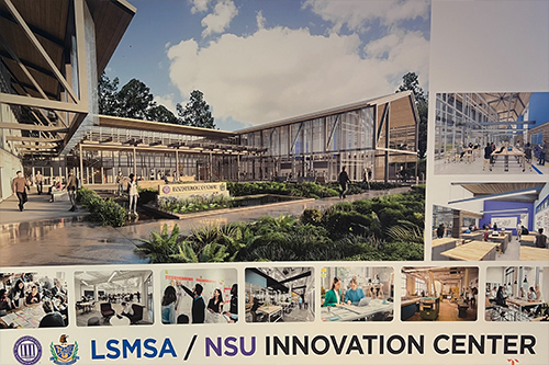 NSU, LSMSA leaders discuss Innovation Center partnership with Sen ...
