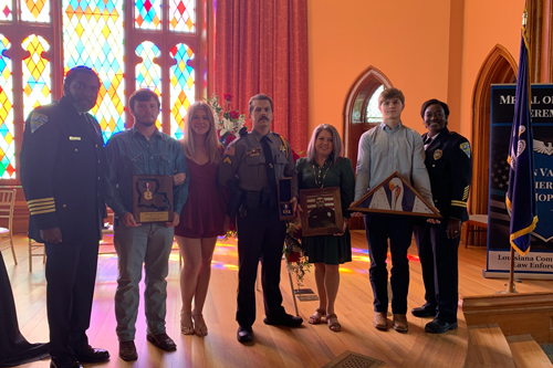 Fallen Officer Brian Oliff honored by LA Commission of Law Enforcement ...