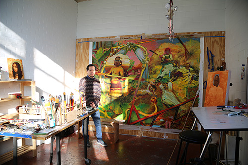 Work by NSU art professor Edgar Cano captivates viewers with mystical ...