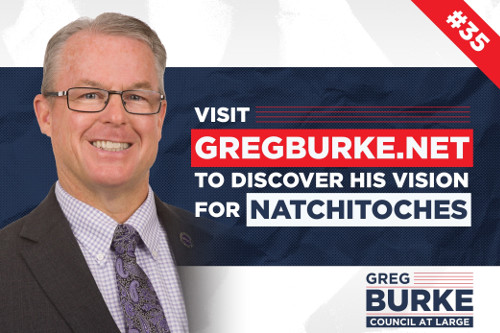 Greg Burke: On going door-to-door. | Natchitoches Parish Journal