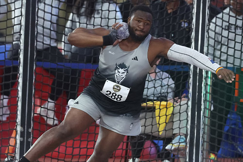 Gumbs finishes 13th at NCAA Indoor Championships; earns Second Team All ...