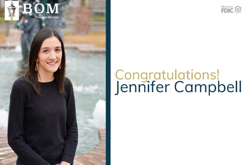 BOM promotes Jennifer Campbell | Natchitoches Parish Journal