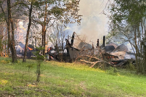 Responders battle structure fire near Goldonna | Natchitoches Parish ...