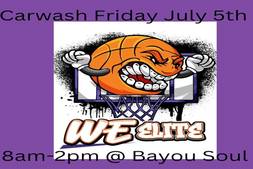 We Elite AAU Basketball – Car Wash Fundraiser on July 5 | Natchitoches ...