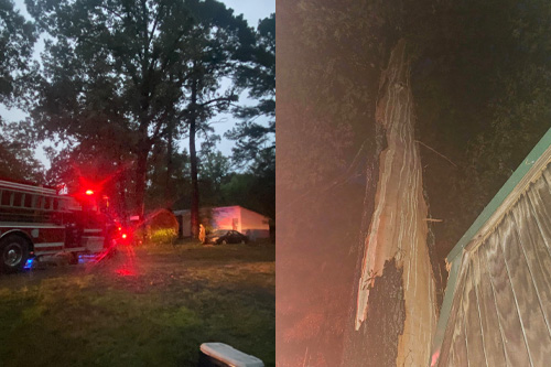 Lightning strike causes structure fire in Black Lake area ...
