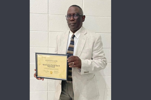 Lakeview presents certificate of appreciation to NPSO chief deputy ...