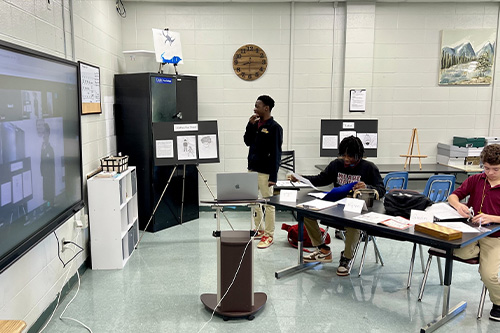 NJH Visual Talent Art Student Have a Zoom Meeting With A Professional ...