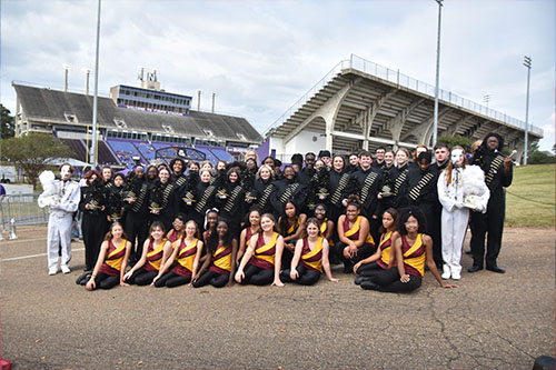 Natchitoches Central marching band takes field at Band Competition ...