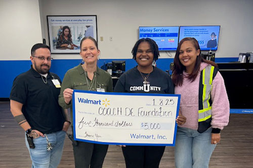 Walmart donates to Coach De Foundation | Natchitoches Parish Journal