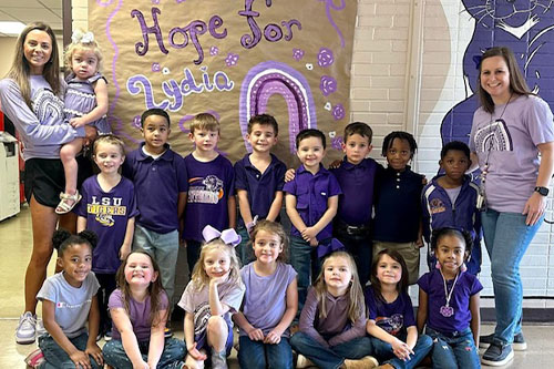 Provencal Panthers Show their Support for Lydia! | Natchitoches Parish ...