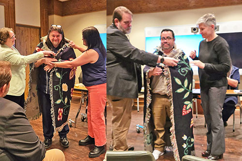 Blanket ceremony honors guest speakers for sharing tribal knowledge ...