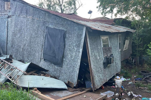 Rear foundation collapse in Cloutierville displaces 18 residents, no ...