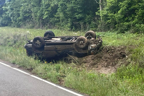 Car crashes on Highway 9 near Readhimer | Natchitoches Parish Journal