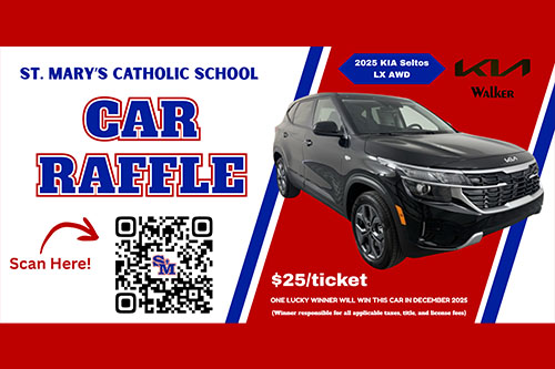 St. Mary’s Catholic School launches 2025 car raffle fundraiser ...