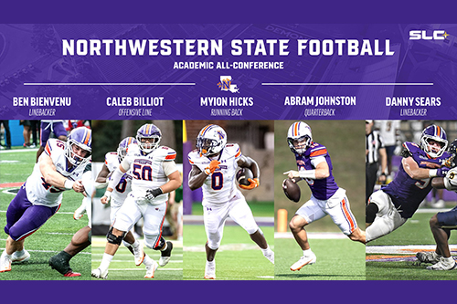 Demons land five, including Bienvenu, on SLC football All-Academic Team ...