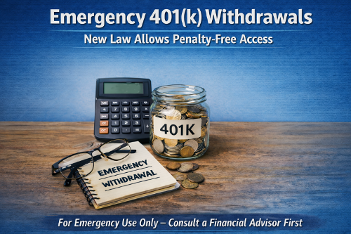 Emergency 401(k) Withdrawals Now Allowed Without Early Penalty ...